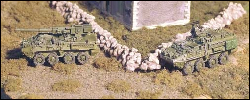 M1128 Stryker MGS & FSV 105mm Gun N137 - USA other 1:285 - Militärische ...
